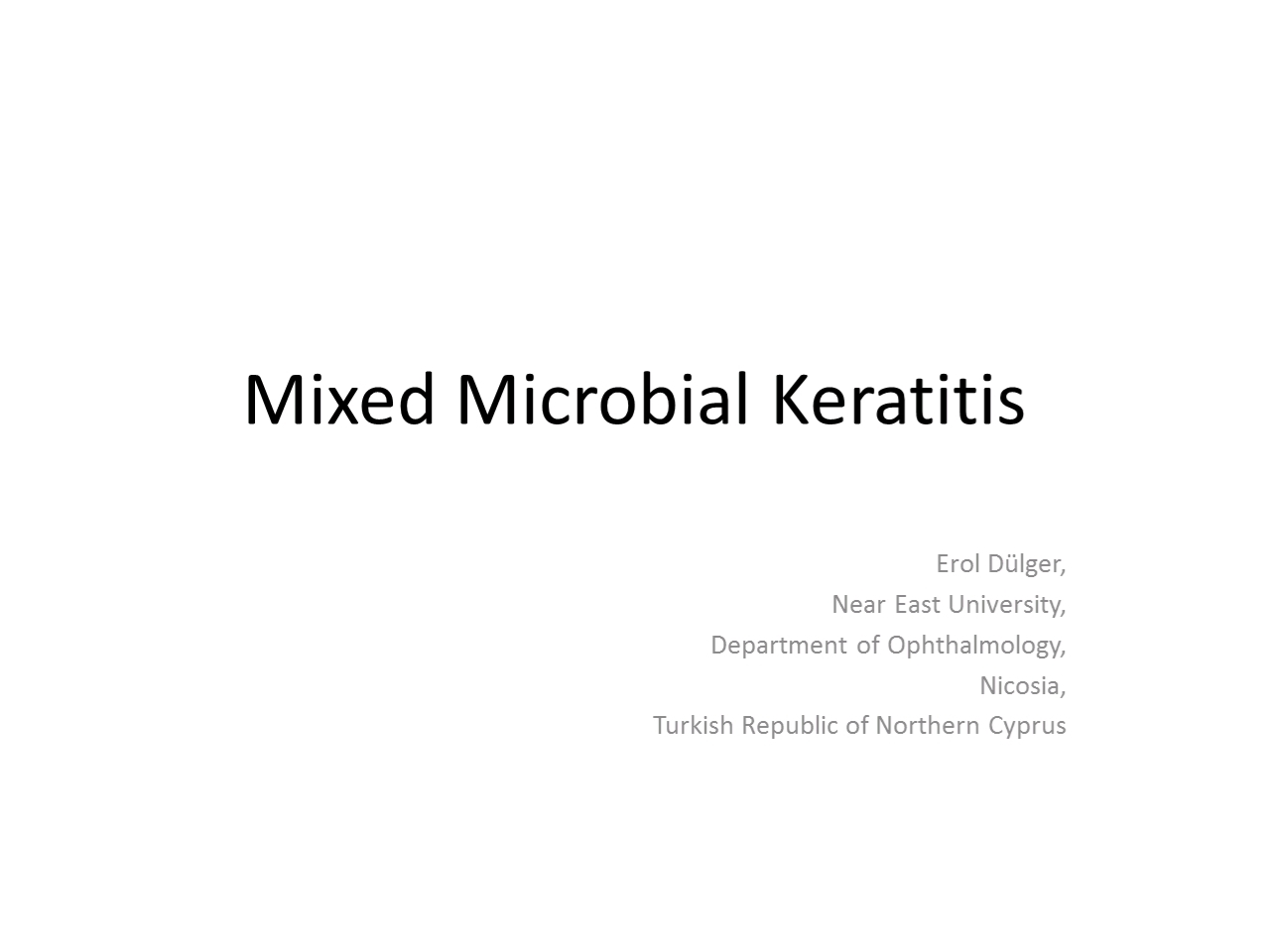 microbial keratitis ppt